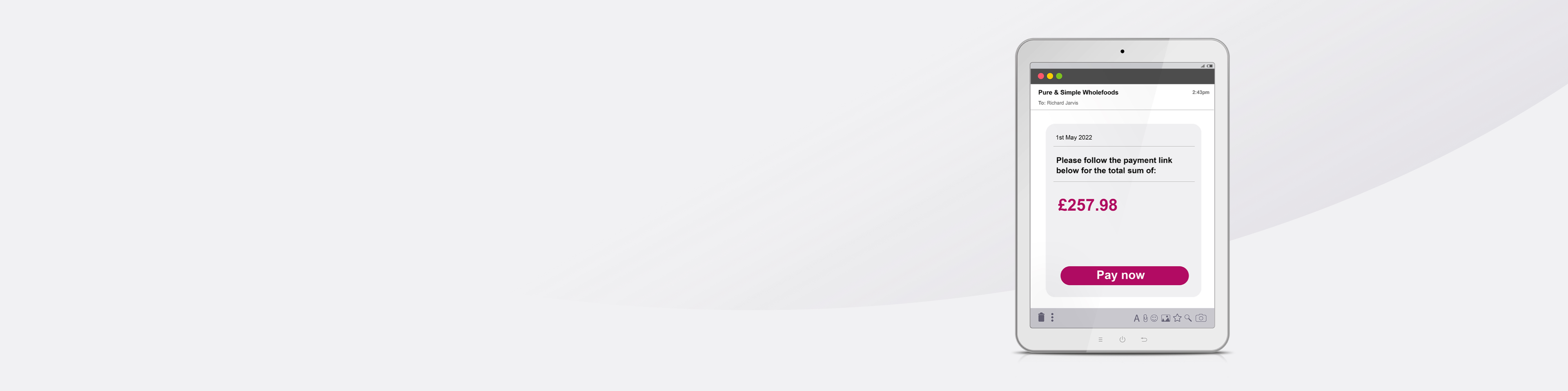 Accept Email Payments - Pay By Link | takepayments